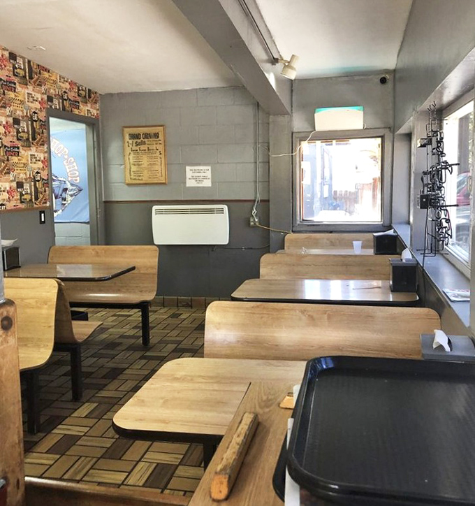 Simple wooden booths worn smooth by decades of happy diners tell stories of summer vacations and post-ski refueling sessions.