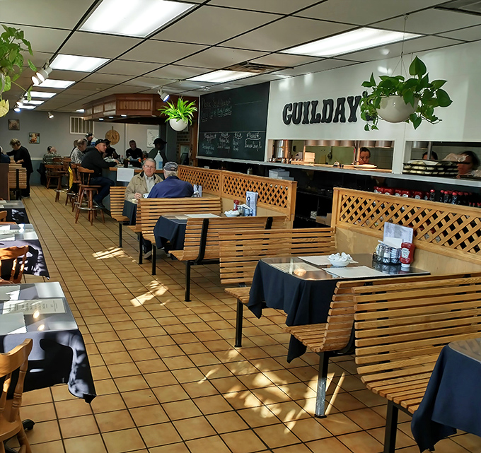 Wooden booths, hanging plants, and the gentle hum of breakfast conversations &ndash; this is where morning memories are made in Newark.