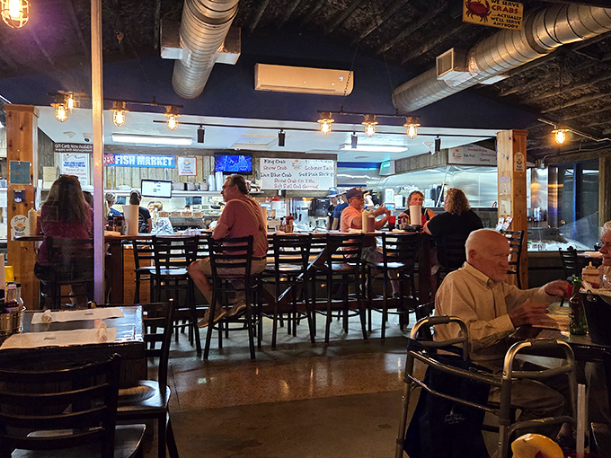 Where seafood dreams come true! The bustling counter seating puts you front-row for the kitchen action, like dinner and a show.