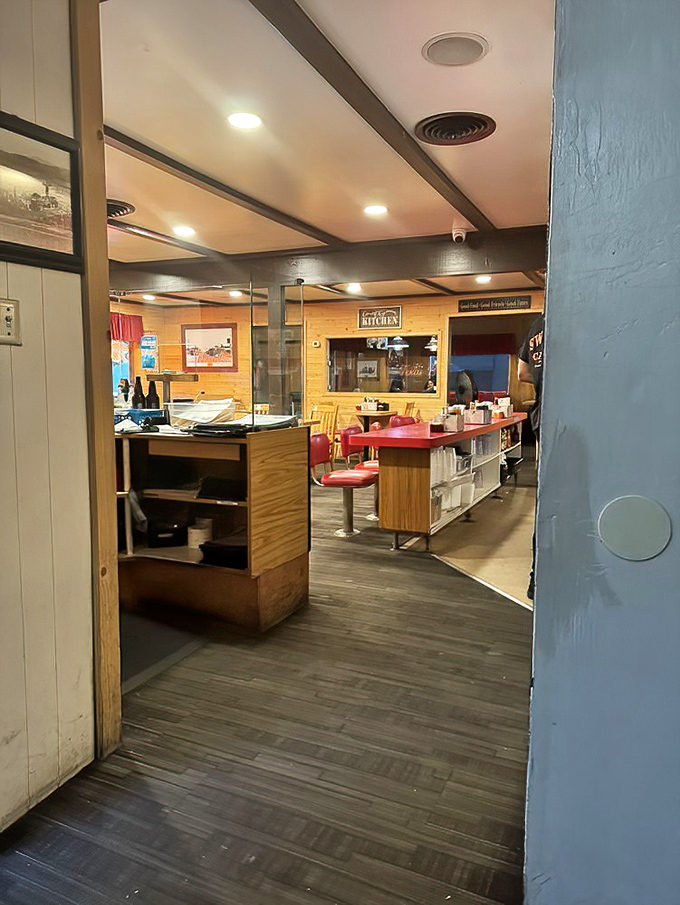 Step inside and you're transported to a simpler time &ndash; wooden paneling, classic counter seating, and the unmistakable aroma of slow-smoked meats filling the air.