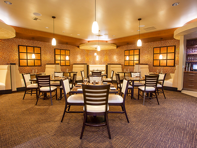 Elegant yet comfortable, the dining room strikes that perfect balance&mdash;fancy enough for celebration, relaxed enough that you won't worry about using the wrong fork.