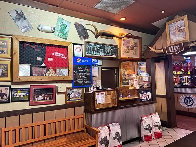 Where sports memories and good times line the walls. This isn't decoration&mdash;it's a community scrapbook with beer signs.