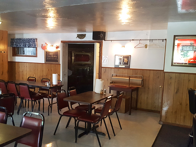 No-frills dining at its finest—wood paneling and simple tables create the perfect backdrop for seafood that needs no fancy setting to shine.