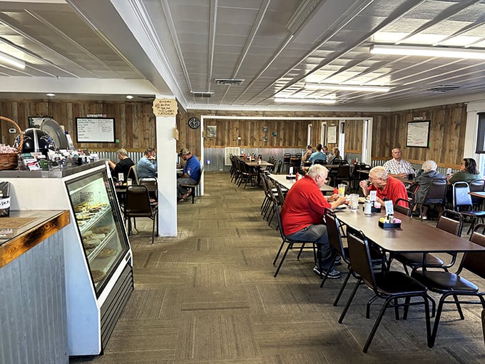 Where wood paneling meets genuine hospitality. This isn't interior design following trends&mdash;it's comfort that never went out of style.