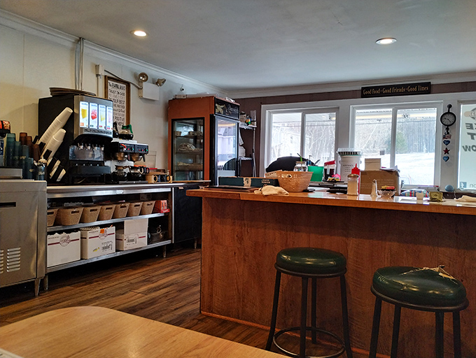 Behind every great breakfast is a counter where the magic happens. Simple, functional, and precisely where you want to be on a chilly Pocono morning.