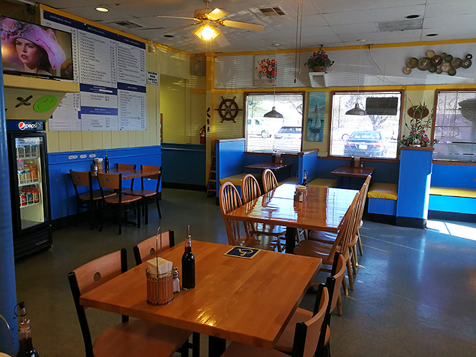 Nautical touches and no-nonsense wooden tables set the stage for serious eating. This isn't Instagram food&mdash;it's the real deal, meant for devouring.