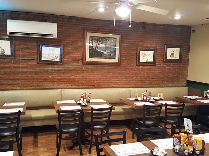 Exposed brick walls, comfortable booths, and local artwork create the perfect backdrop for serious eating. No pretension, just good food and conversation.