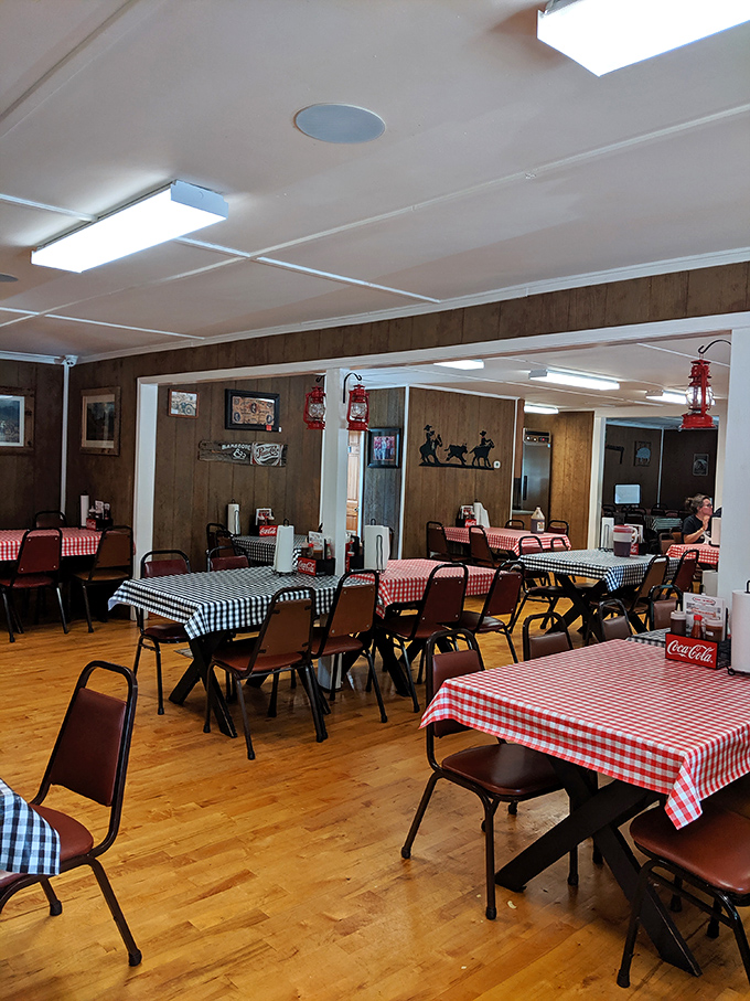 Inside, those cherry-red chairs aren't just seating&mdash;they're front-row tickets to Pennsylvania's most passionate pizza performance.