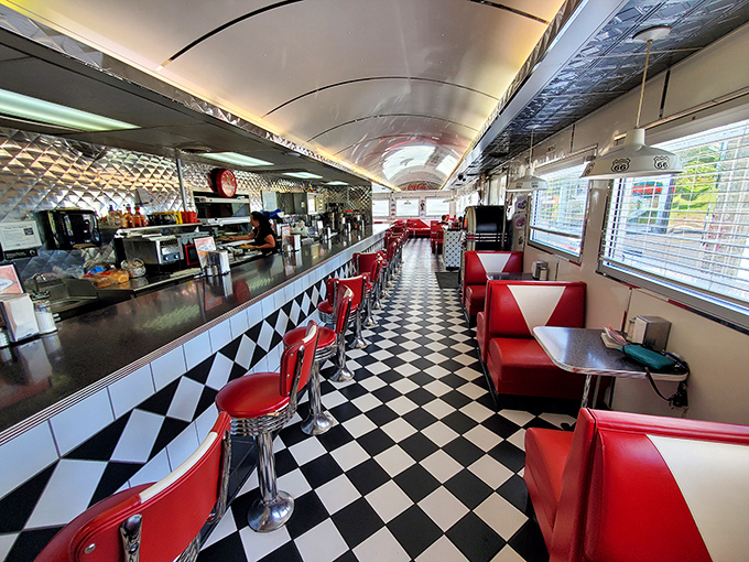 Step inside and suddenly you're in a Norman Rockwell painting that serves breakfast all day. Those red vinyl booths have heard a million stories.