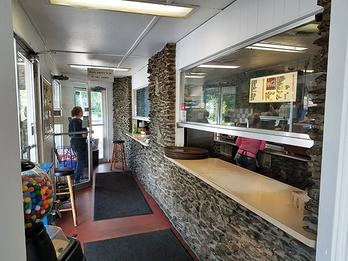 Step inside and the stone walls tell stories of countless Kokomo meals. This counter has witnessed more Indiana food traditions than a church cookbook.