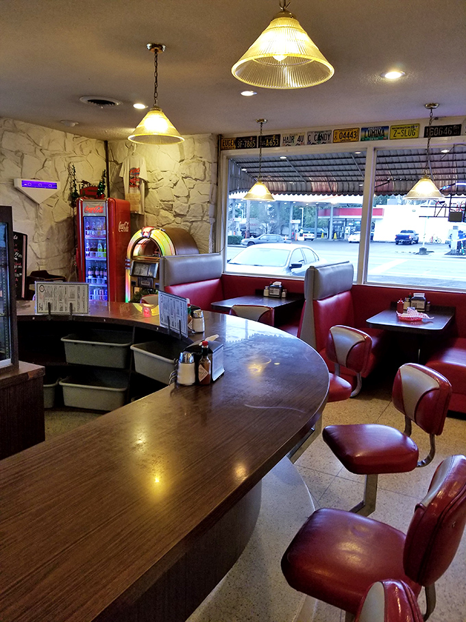 Step inside and time travel becomes possible without a DeLorean. Those red vinyl booths have witnessed decades of first dates and family celebrations.