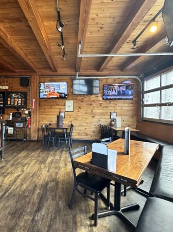 Warm wooden beams, natural light, and comfortable seating create that "I could stay here all afternoon" vibe that every great brewpub aspires to achieve.