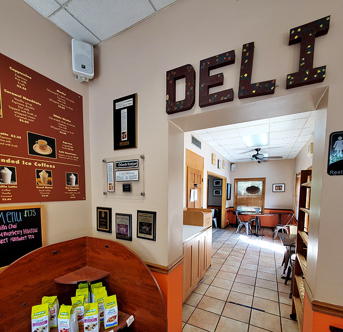 Follow the "DELI" sign like breadcrumbs through the cozy interior, where every corner promises German delights worth the detour.