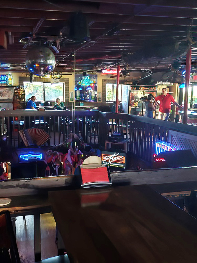 Where disco balls meet fishing nets&mdash;Lou's interior is what happens when maritime meets party time, creating the perfect backdrop for unforgettable meals.