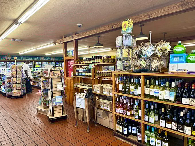 Part country store, part culinary treasure trove. The wine selection alone tells you this isn't your average rural pit stop.