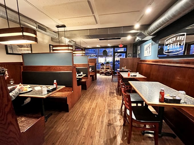 Step inside and you're transported to a simpler time when diners focused on filling bellies, not Instagram feeds.