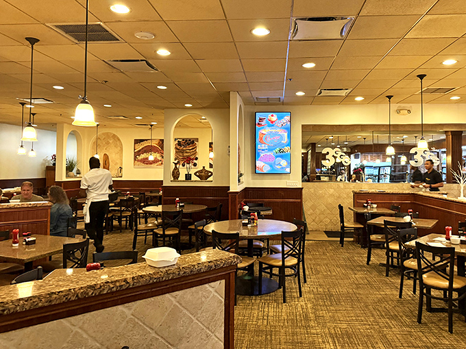 Inside 3G's, time slows down as the warm wood paneling and comfortable booths invite you to stay awhile.