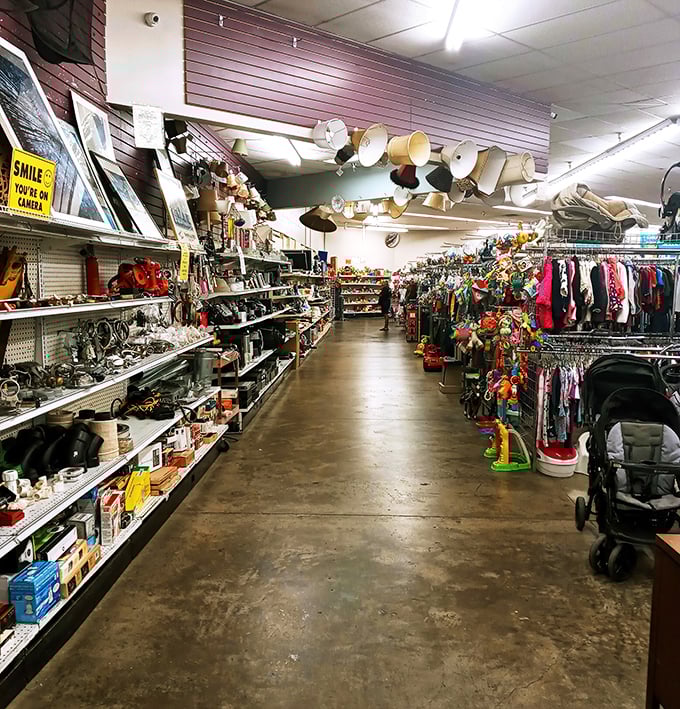 Endless aisles of possibility stretch before you like a choose-your-own-adventure novel written by bargain hunters.