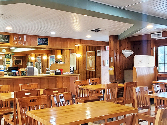 The heartbeat of small-town North Carolina – red vinyl booths filled with locals sharing stories over plates that could make your grandmother jealous.