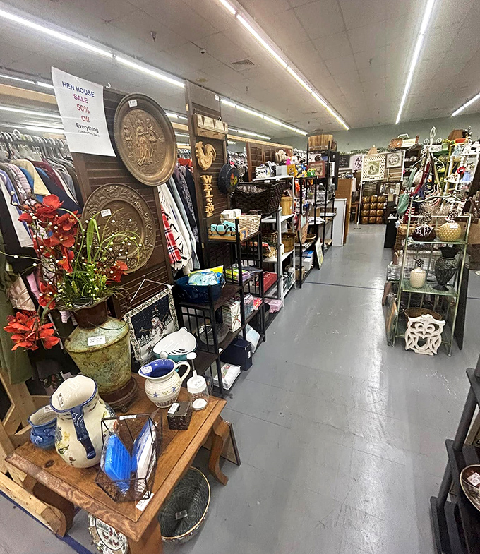 Wide aisles and endless possibilities stretch before you like a roadmap to retail paradise and unexpected discoveries.