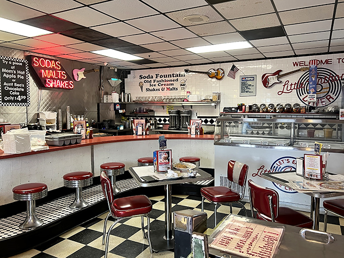 The soda fountain counter isn't just where milkshakes are born&mdash;it's where memories are made, one cherry-topped creation at a time.