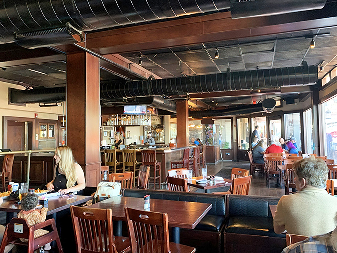 Warm wood tones and comfortable seating create that perfect "ahh, I've arrived" feeling that signals vacation mode has officially begun.