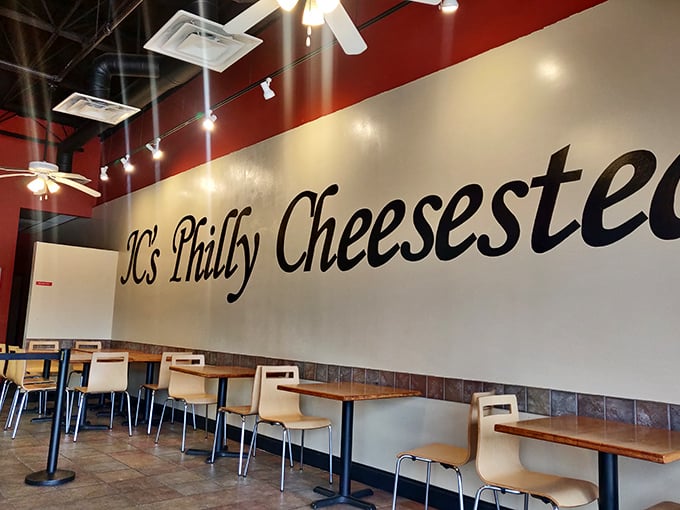 Simple, clean, and focused on what matters. The interior's minimalist design tells you everything: this place is about the food, not fancy decor.