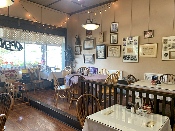 Step inside and time slows down. Windsor chairs, white tablecloths, and walls adorned with history create the perfect backdrop for carb-induced happiness.