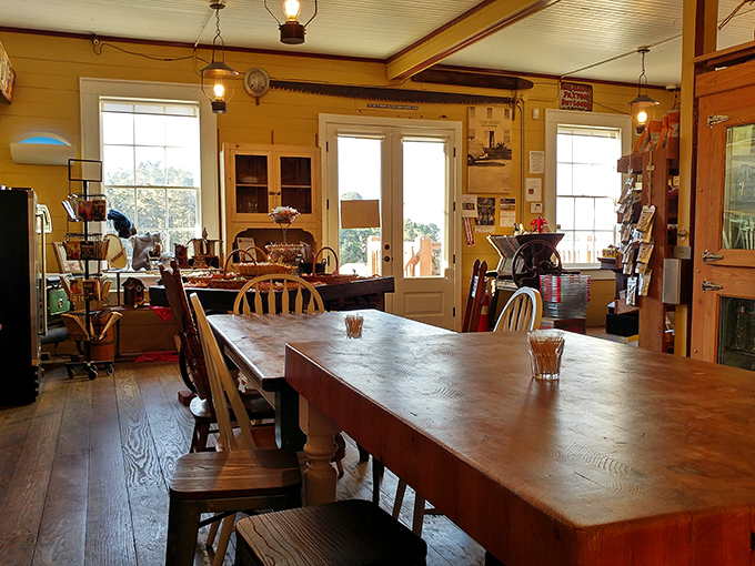 Time slows down inside these walls where mismatched chairs and vintage fixtures tell stories of coastal California's past. The communal table invites strangers to become friends.