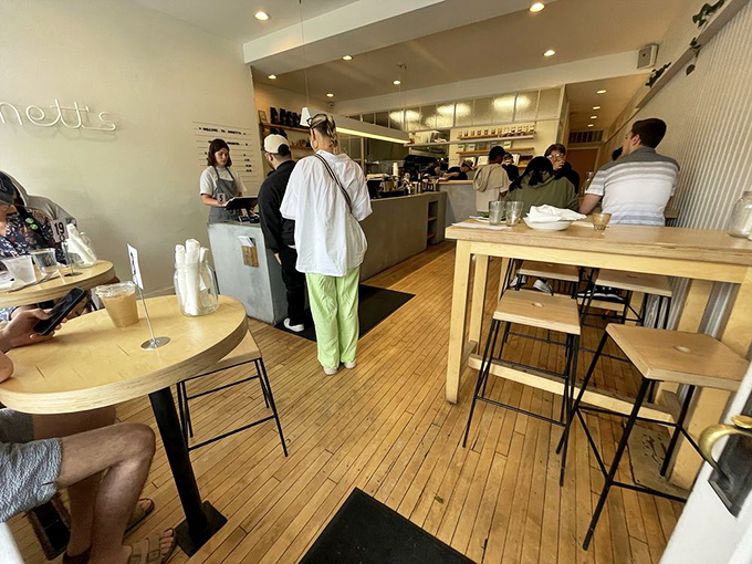 Where breakfast dreams come true&mdash;light-filled interiors and wooden accents create the perfect backdrop for morning masterpieces.