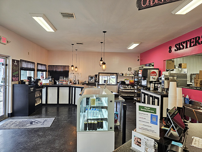 Step inside and the sweet perfume of fresh-baked goodness wraps around you like a warm hug from grandma&mdash;if grandma were a donut wizard.