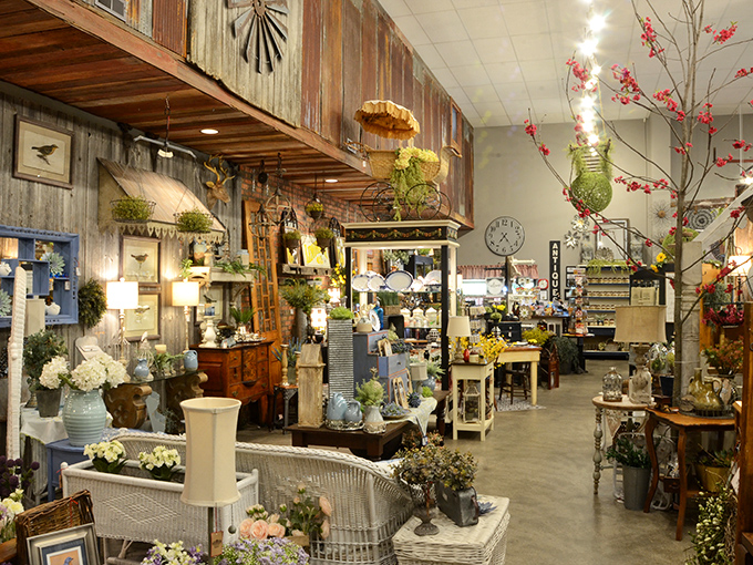 Wandering through these aisles feels like exploring your stylish grandmother's attic—if she had impeccable taste and unlimited storage space.