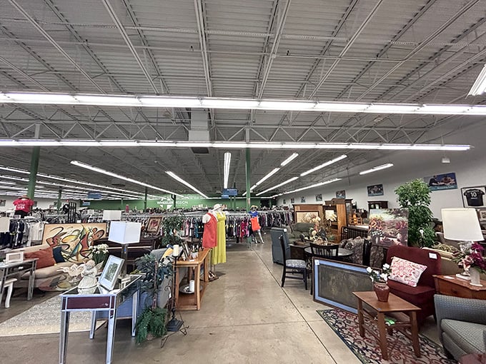 Step inside and prepare for sensory overload &ndash; this isn't your grandmother's cramped thrift shop but a treasure hunter's paradise.