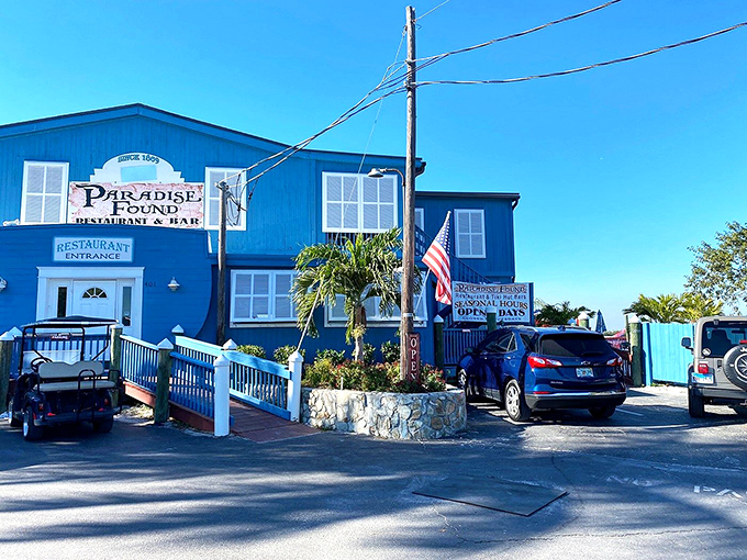 Paradise Found isn't just a name&mdash;it's a promise kept. This blue beacon of seafood salvation stands ready to rescue you from hunger.