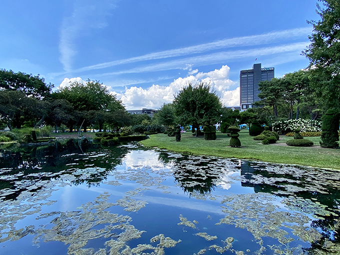 Mirror, mirror on the pond&mdash;who's the most artistic garden in the land? The reflective water doubles the visual impact of these green masterpieces.
