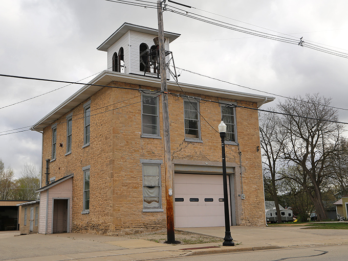 This charming stone building stands as a testament to Princeton's history &ndash; part fire station, part time machine to Wisconsin's past.