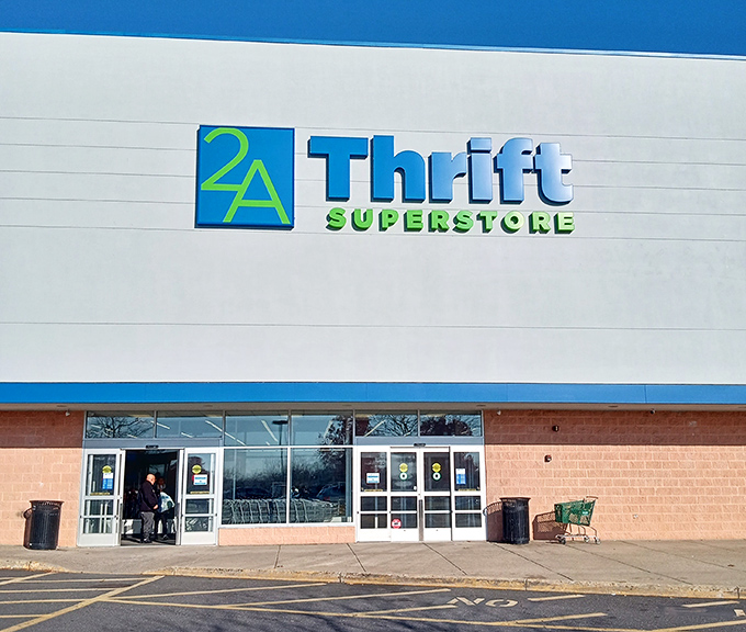 Approaching these doors is like standing at the gates of thrift paradise. What forgotten gems await inside today?