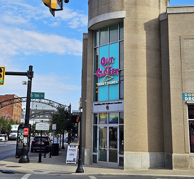 Where fashion meets philanthropy at the corner of 5th and High. This architectural gem houses treasures waiting to be discovered.