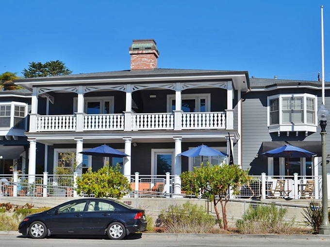 This charming Victorian-style building houses delightful wine experiences where you can sip local vintages without the pretension of Napa.