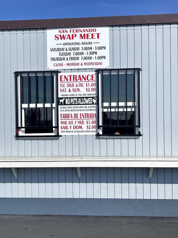 The gateway to bargain paradise costs less than a fancy coffee. At these prices, the San Fernando Swap Meet might be California's last true affordable adventure.