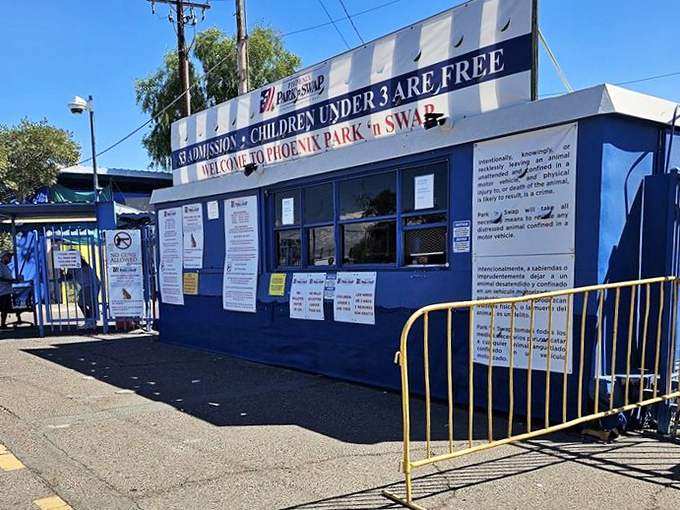 The gateway to bargain paradise! For just a few dollars, you're granted access to a world where haggling is an art form.