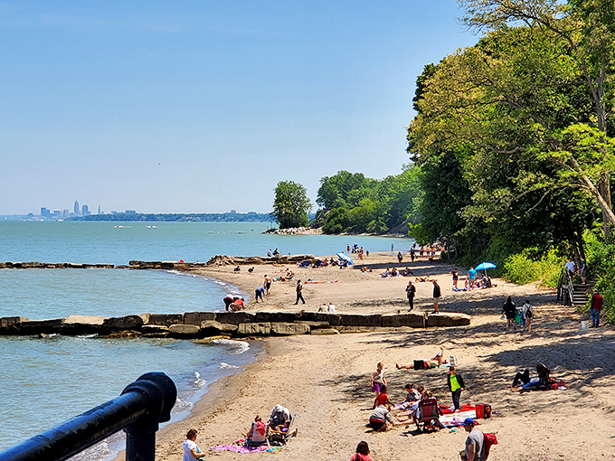 Summer at the lake brings Clevelanders together, proving you don't need saltwater to create beach memories worth keeping.
