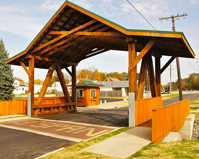 The West Liberty Covered Bridge stands as a rustic time machine, connecting modern retirees to simpler days when "bridge trolls" were your neighbors collecting tolls.