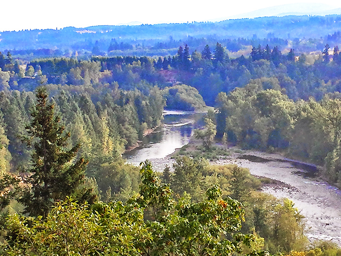 From above, this hidden gem looks like Mother Nature's best-kept secret waiting to be discovered.