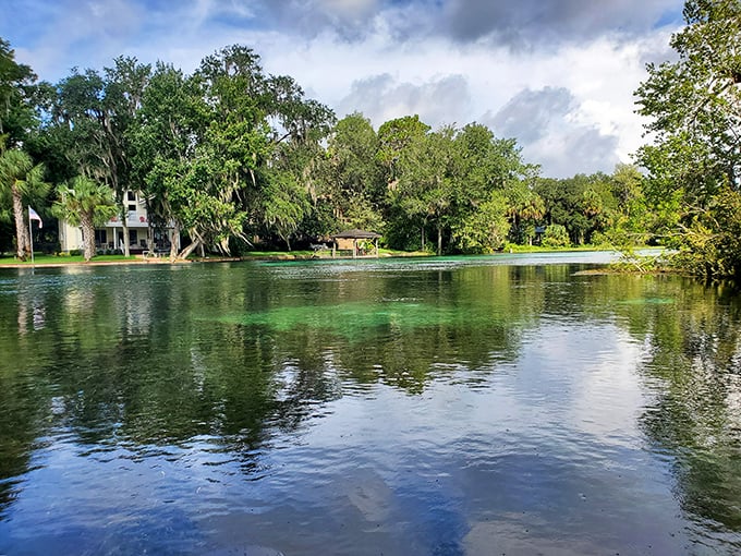 When Mother Nature decides to show off, she creates water so clear it defies physics.