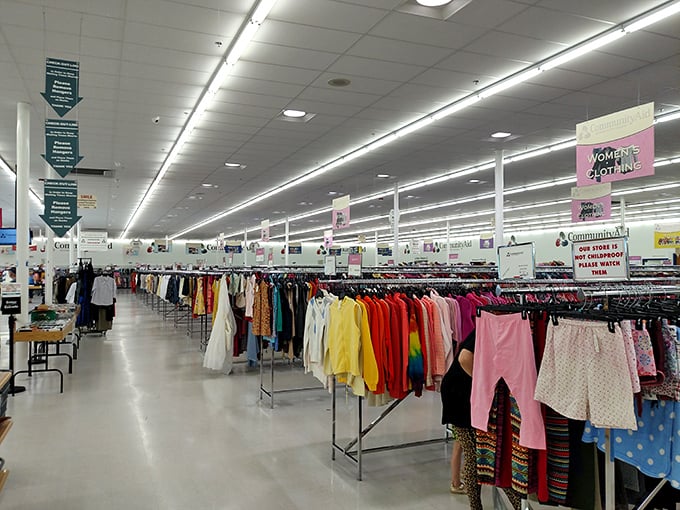 A rainbow road of fashion possibilities stretches toward the horizon, where yesterday's trends await their second act at prices that'll make your wallet sing.