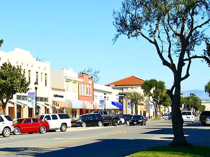 Downtown King City's colorful facades and Spanish-influenced architecture create the perfect backdrop for a day of treasure hunting and small-town exploration.