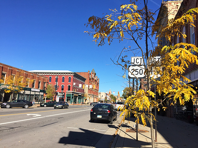 Autumn gold frames Norwalk's downtown like nature's own Instagram filter. The intersection of Routes 250 and 13 marks the heart of this charming community. 