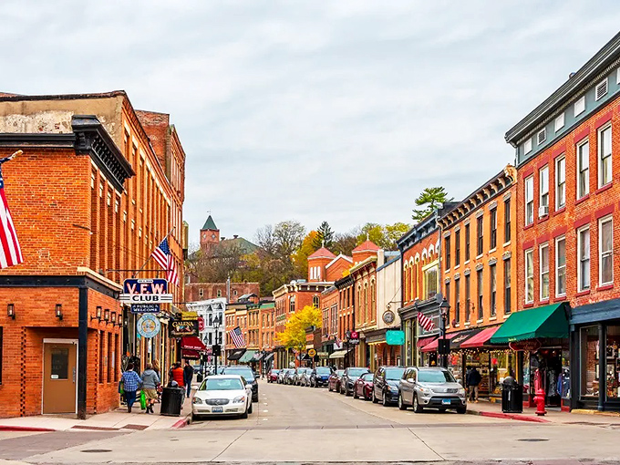 Downtown: This picturesque street scene is worth exploring on your Illinois adventures.