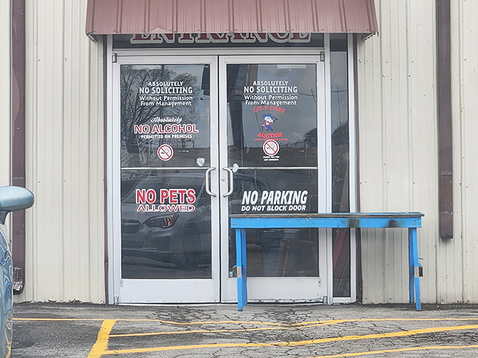 Don't judge this book by its cover - behind these humble doors lies a wonderland of forgotten treasures.